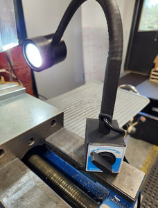 LED Machine Light with Magnetic Base & Flexible Gooseneck