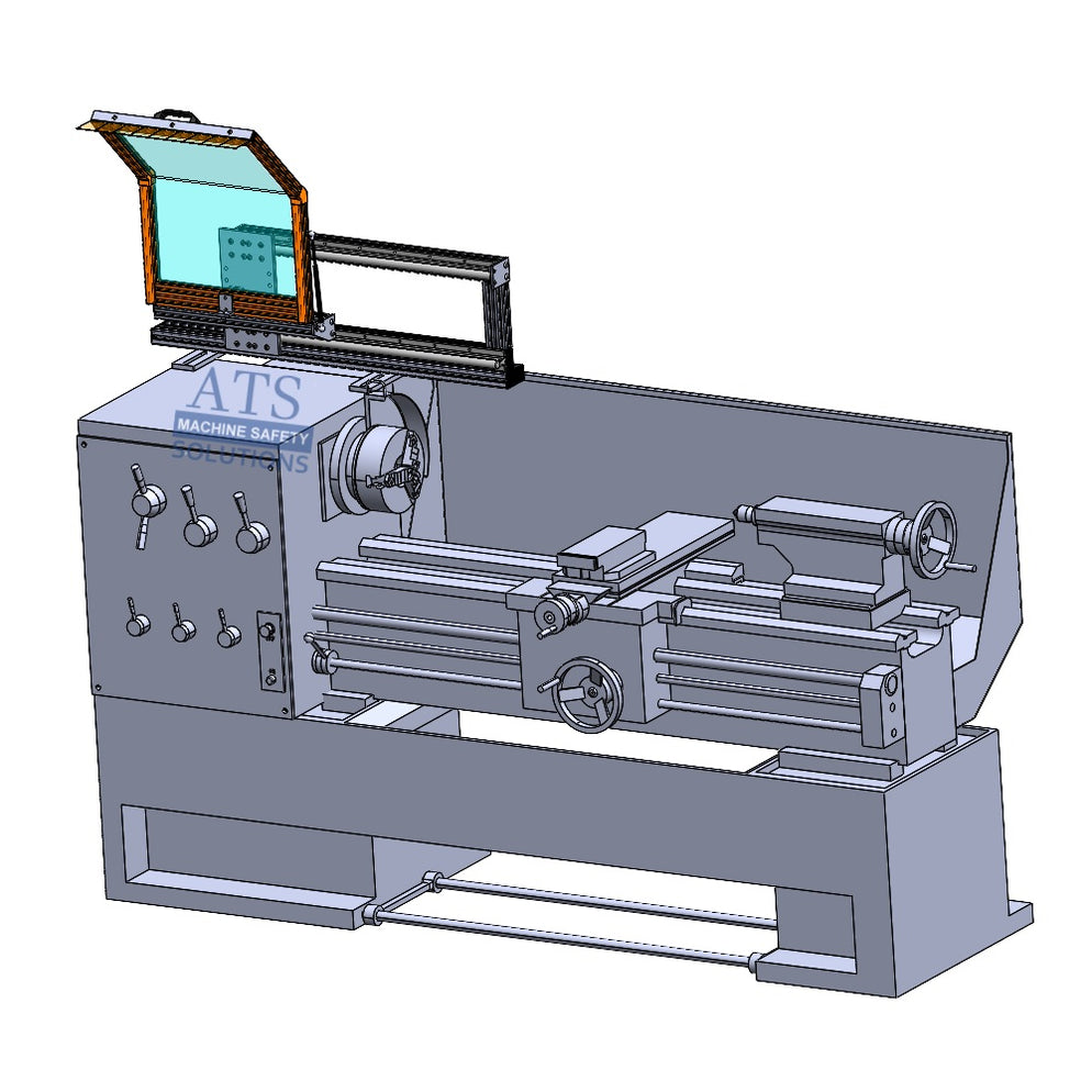 Small or Medium Metal Lathe Safety Guards - Sliding or Hinged