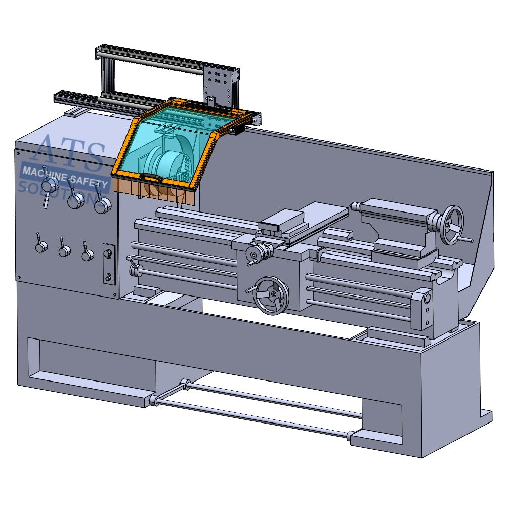 Small or Medium Metal Lathe Safety Guards - Sliding or Hinged