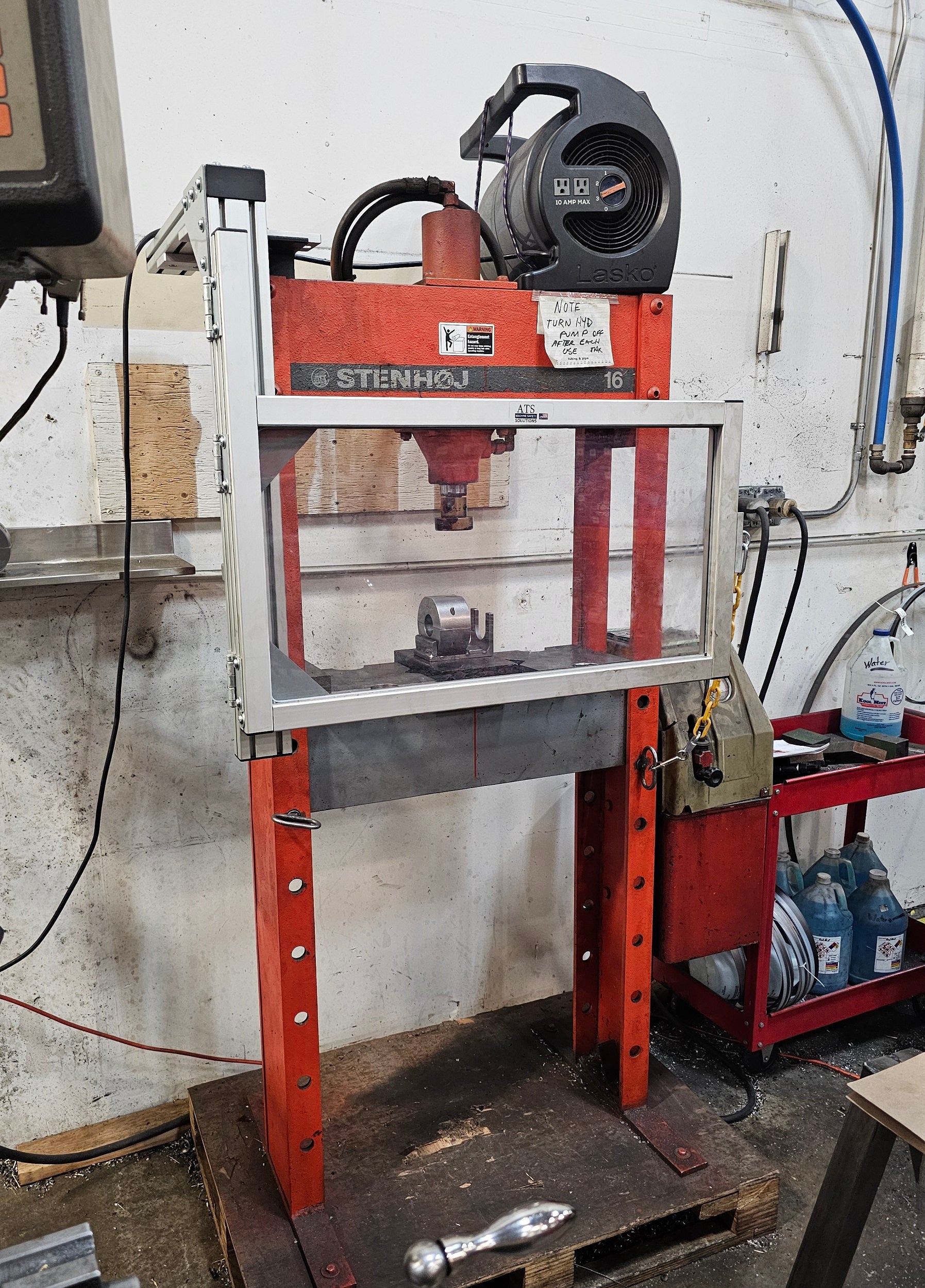 Hydraulic Press Guarding - Hinged | Hydraulic Press Guard Kit — ATS ...