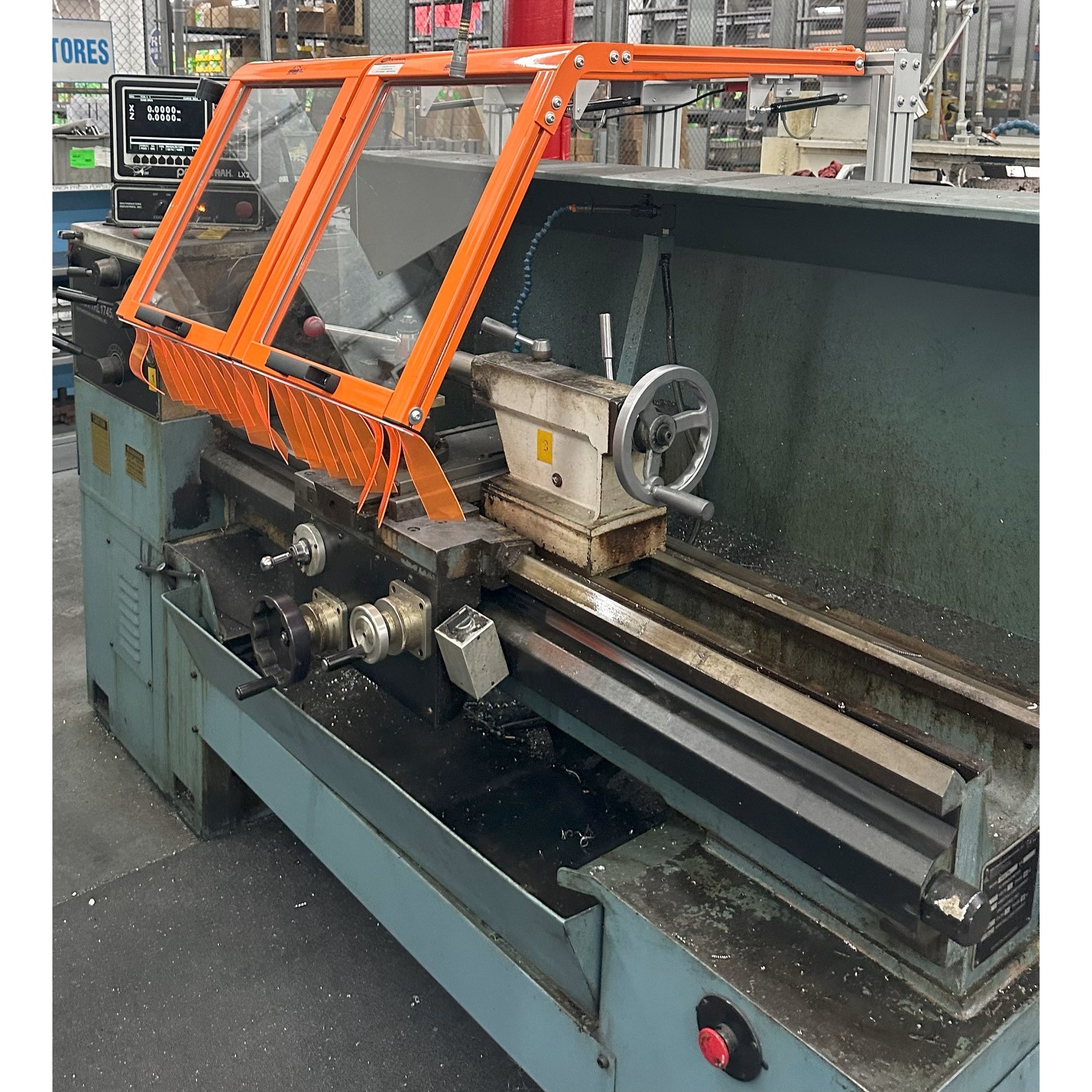 Hinged Lathe Safety Guard | Lathe Chip Guard | ATS Safety