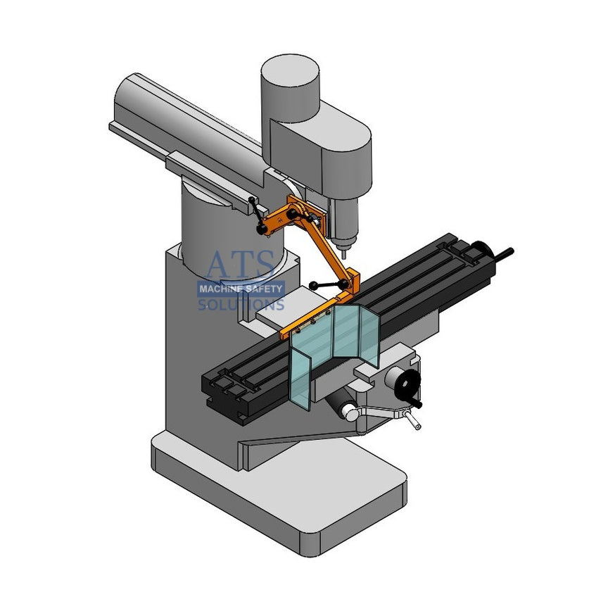 Milling Machine Chip Guard (Head-Mount) for Bridgeport & More