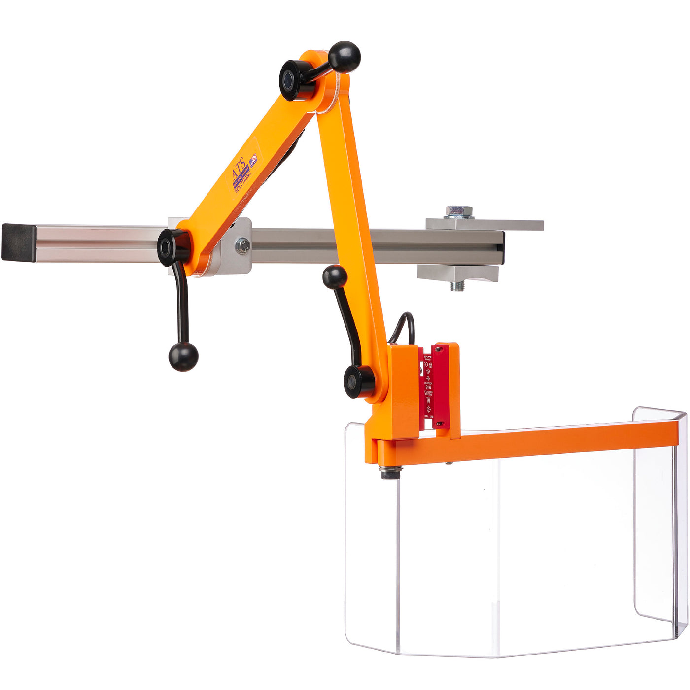 Ram-Mount Vertical Milling Machine Guard | ATS Safety — ATS Machine ...