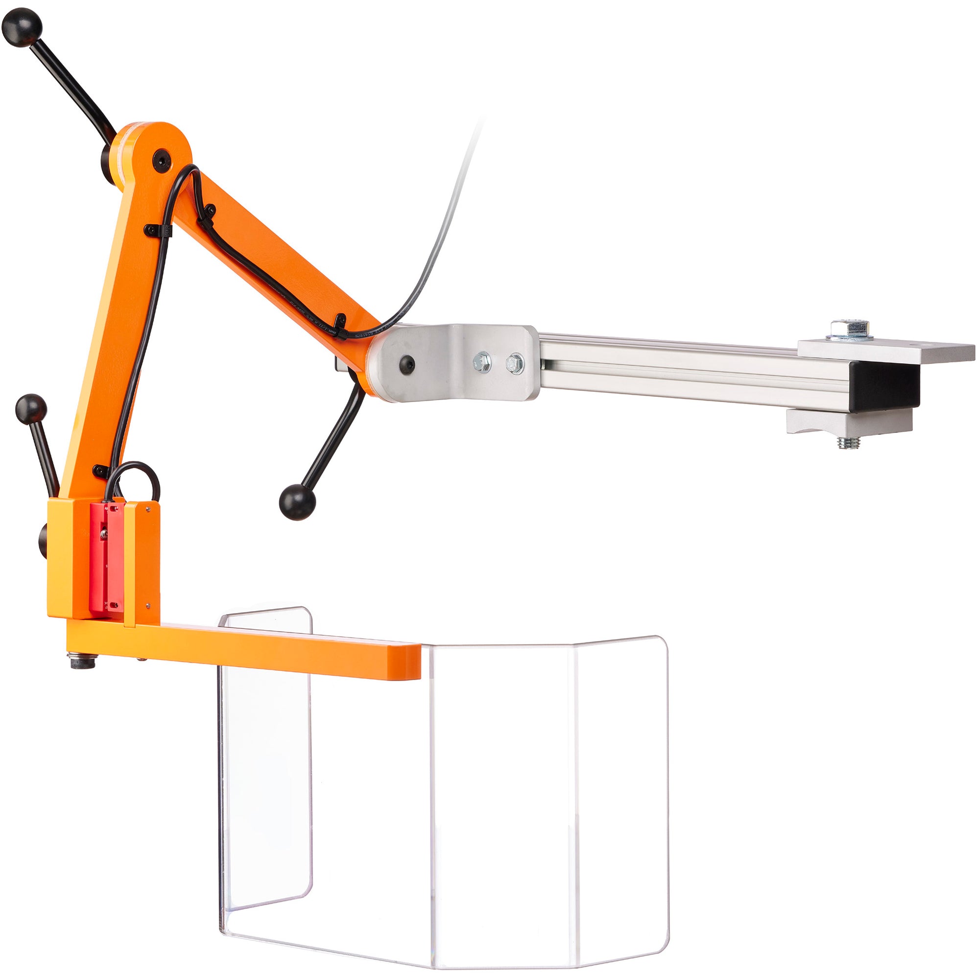 Ram-Mount Vertical Milling Machine Guard | ATS Safety — ATS Machine ...