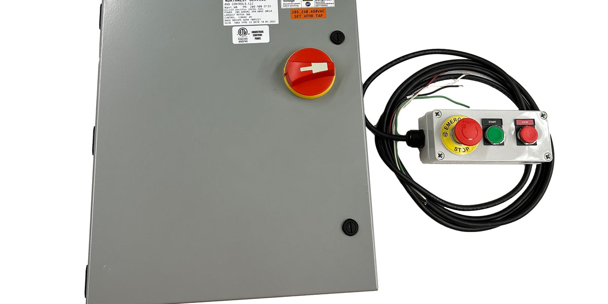 3-Phase Motor Control Panel Box - 208v, 240v, & 480v