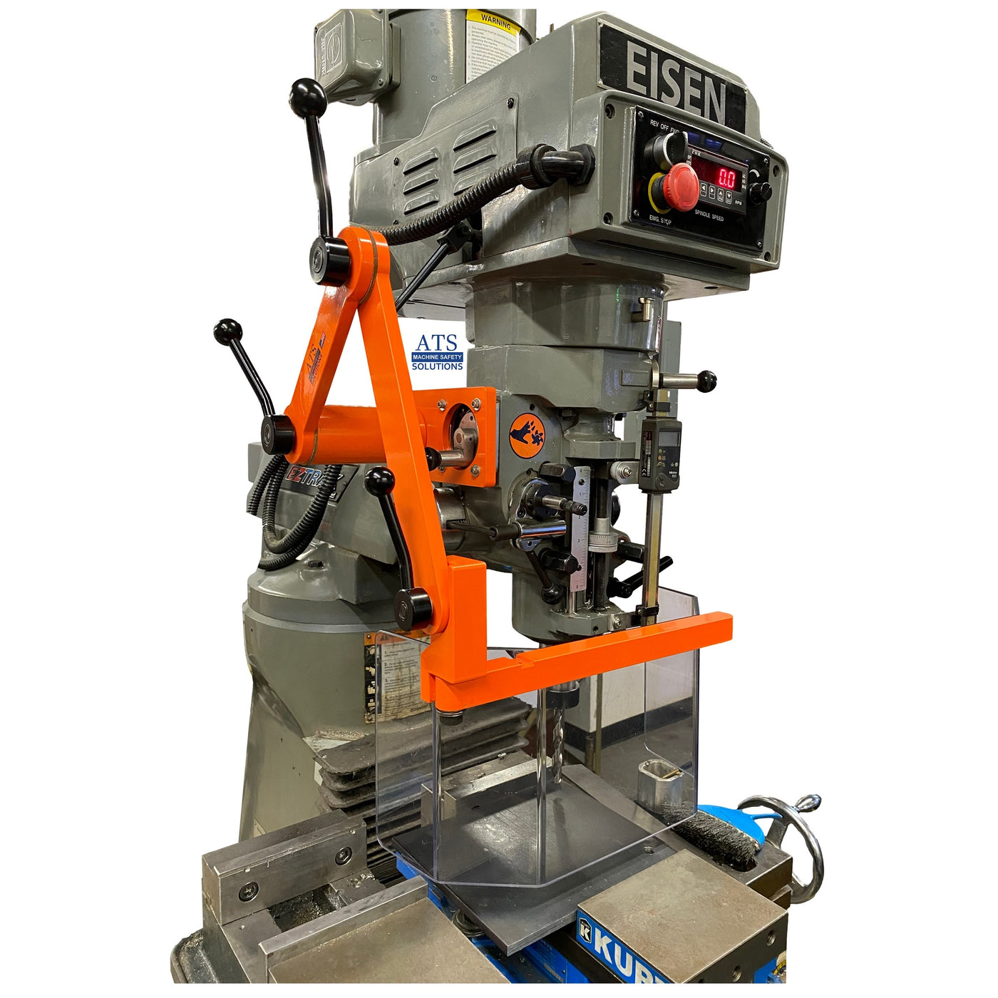 Milling Machine Chip Guard (Head-Mount) for Bridgeport & More