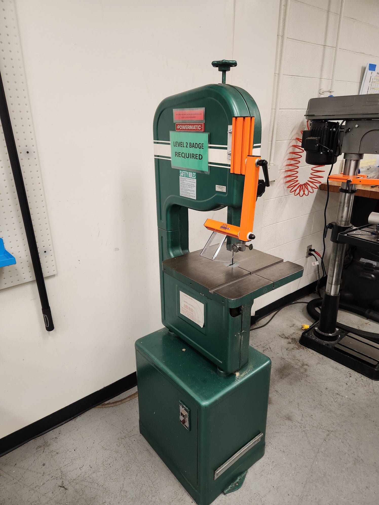 Vertical Band Saw Guard Device - Small and Large Model | ATS Safety