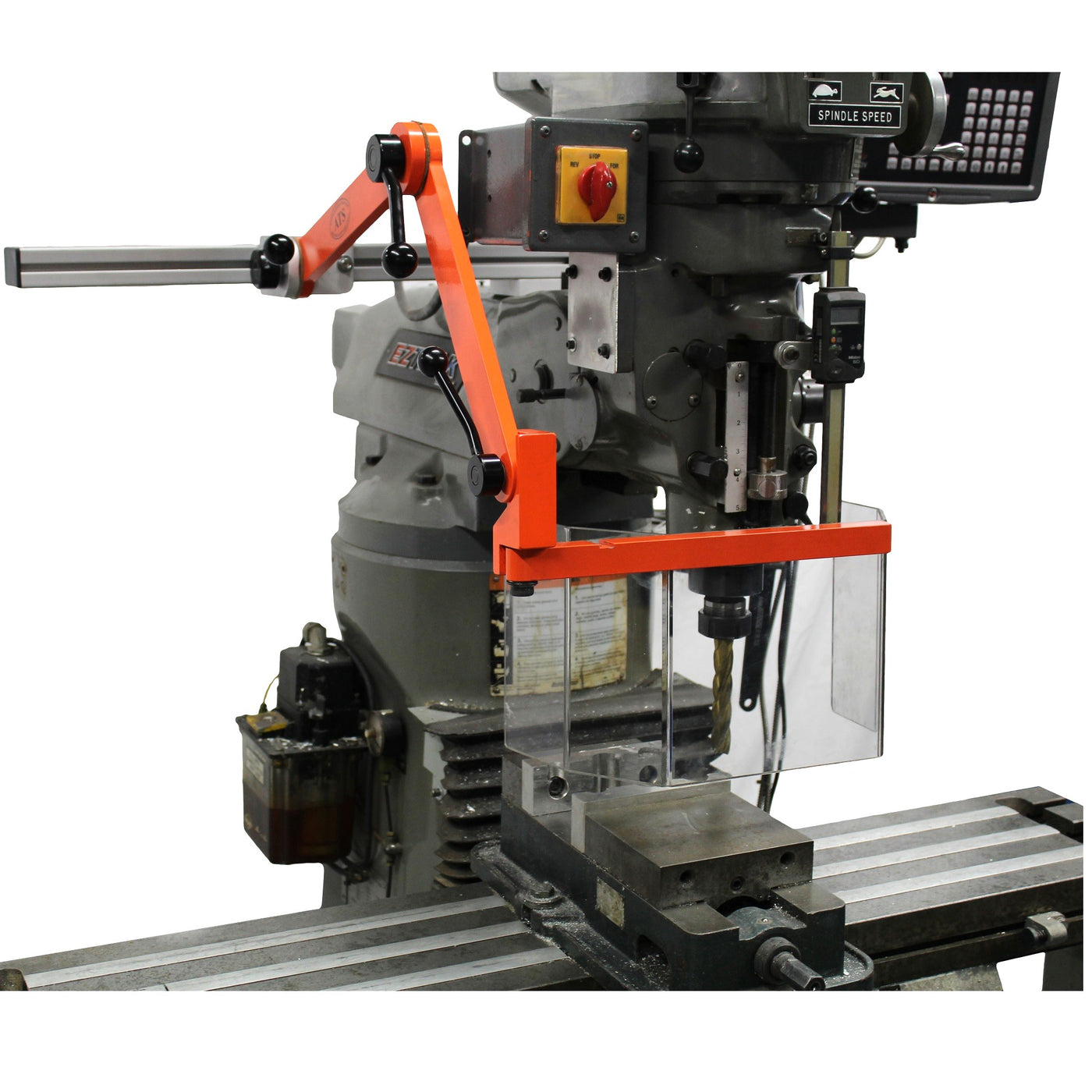Adjustable Milling Machine Guard – RAM Mount with Lexan Shield