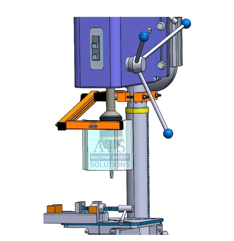 DPG-ES1 Drill Press Safety Guard - OSHA Compliant