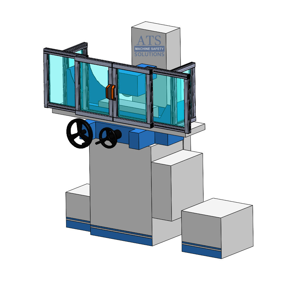 Surface Grinder Safety: Sliding Door Guarding - Custom-Built
