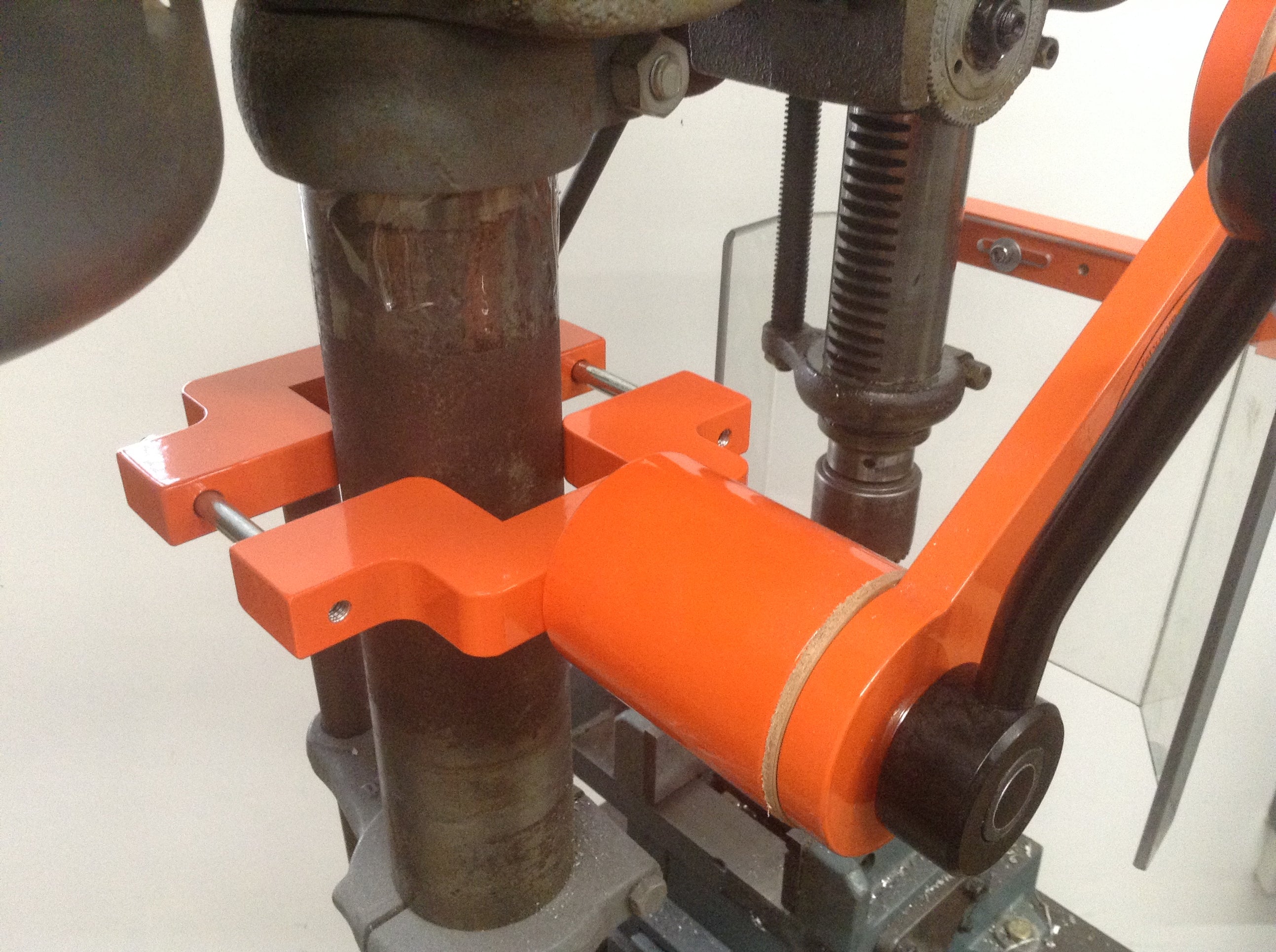 OSHA-Compliant Drill Press Guard - Up to 12" Throat