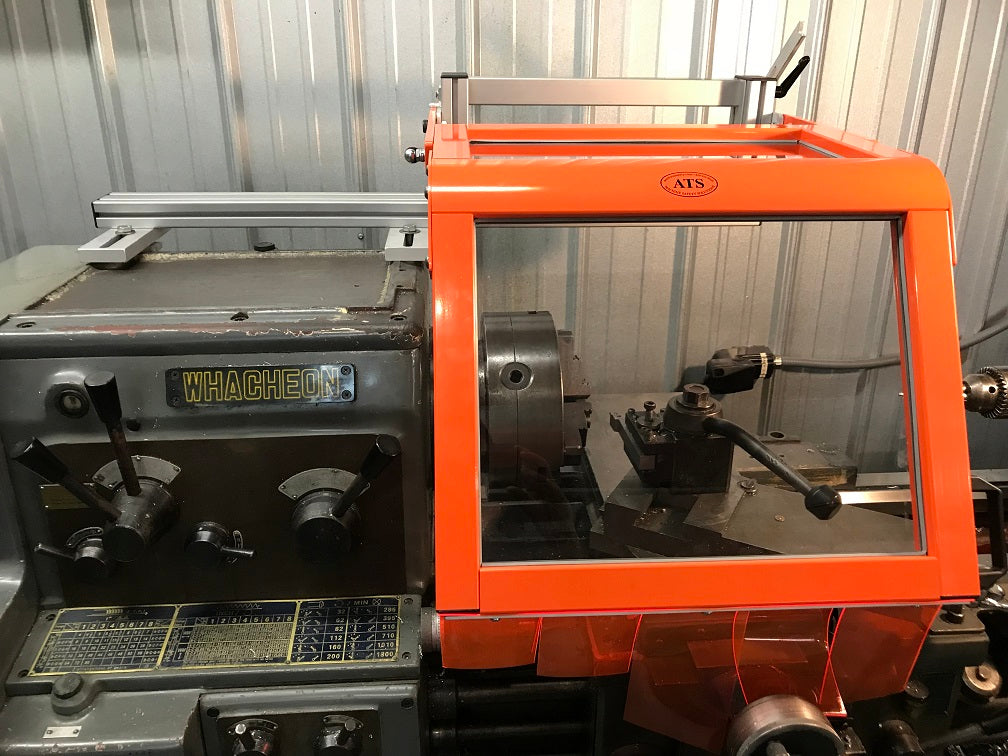 Hinged Lathe Machine Safety Guard | ATS Safety — ATS Machine Safety ...