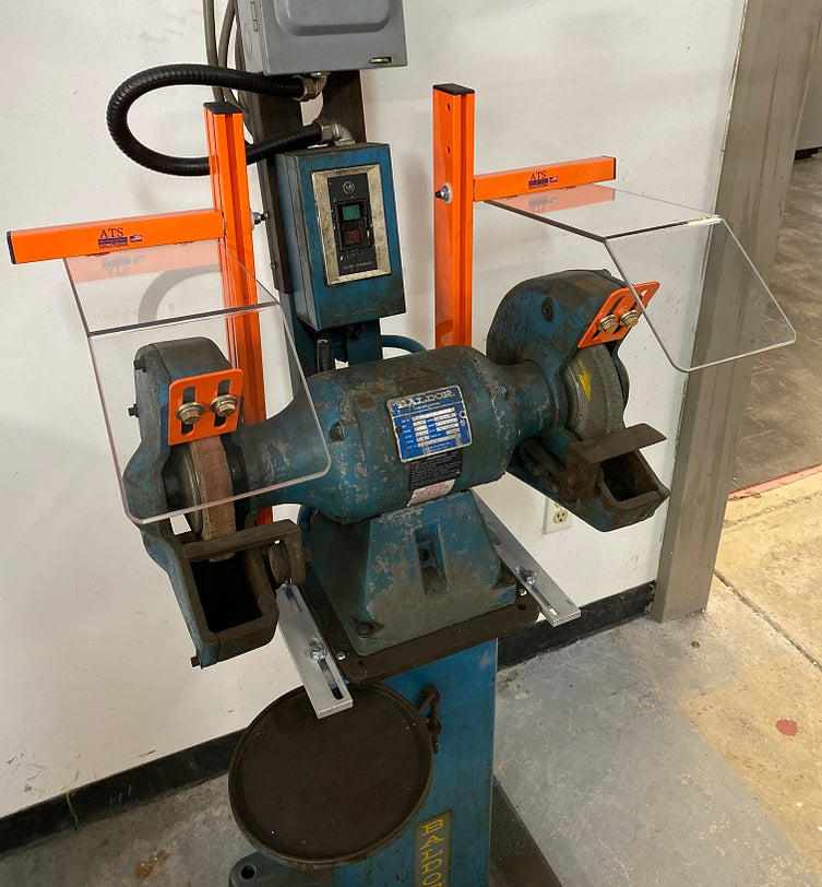 Buffer & Drum Sander Shields | Grinder Guards | ATS Safety — ATS ...