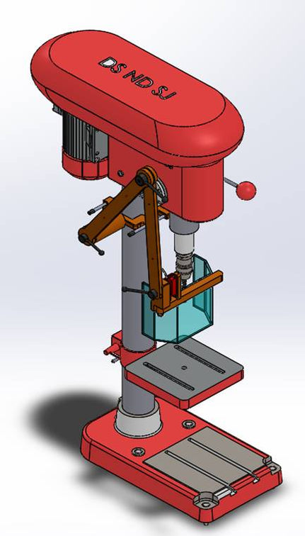 Drill Press Safety Shield for up to 18-Inch Throat | ATS Safety