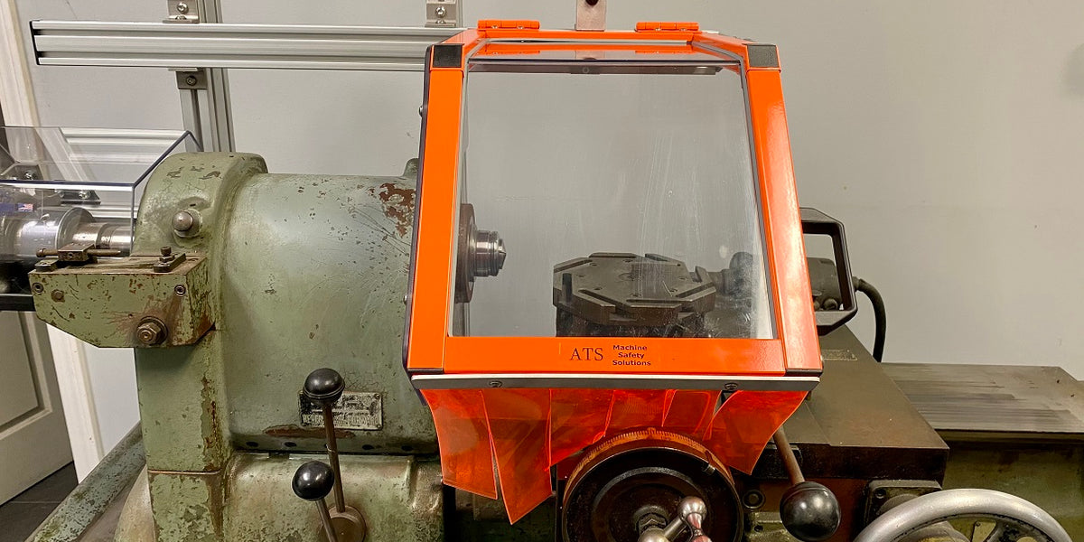 Hardinge HLV/Toolroom Lathe Safety Guard | ATS Safety — ATS Machine ...
