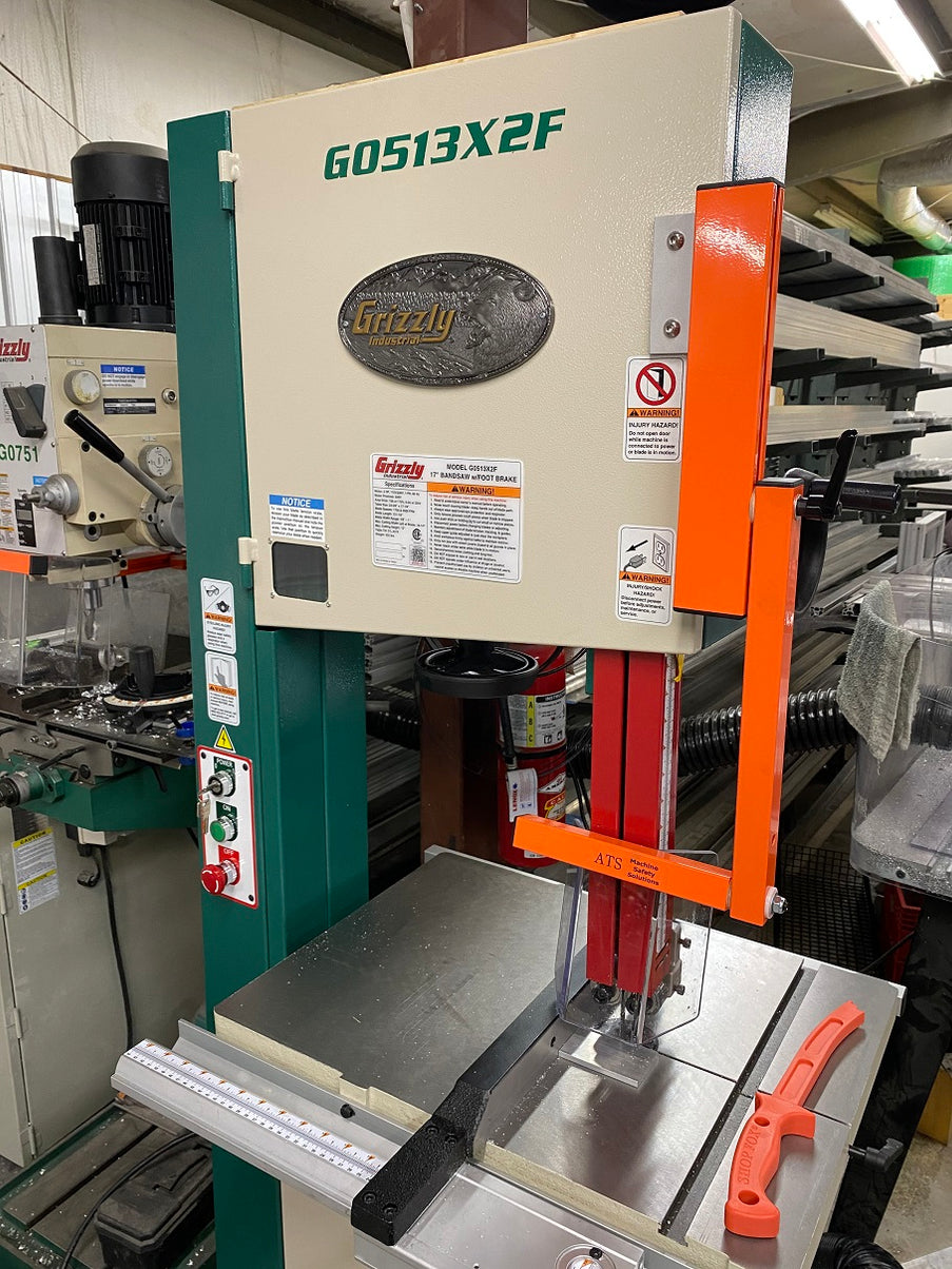 Vertical Band Saw Guard Device - 14" or 15" | ATS Safety — ATS Machine ...