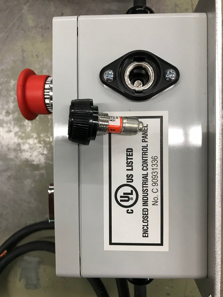 120V 20 Amp Emergency Stop Button - Single-Phase Motor Control Box