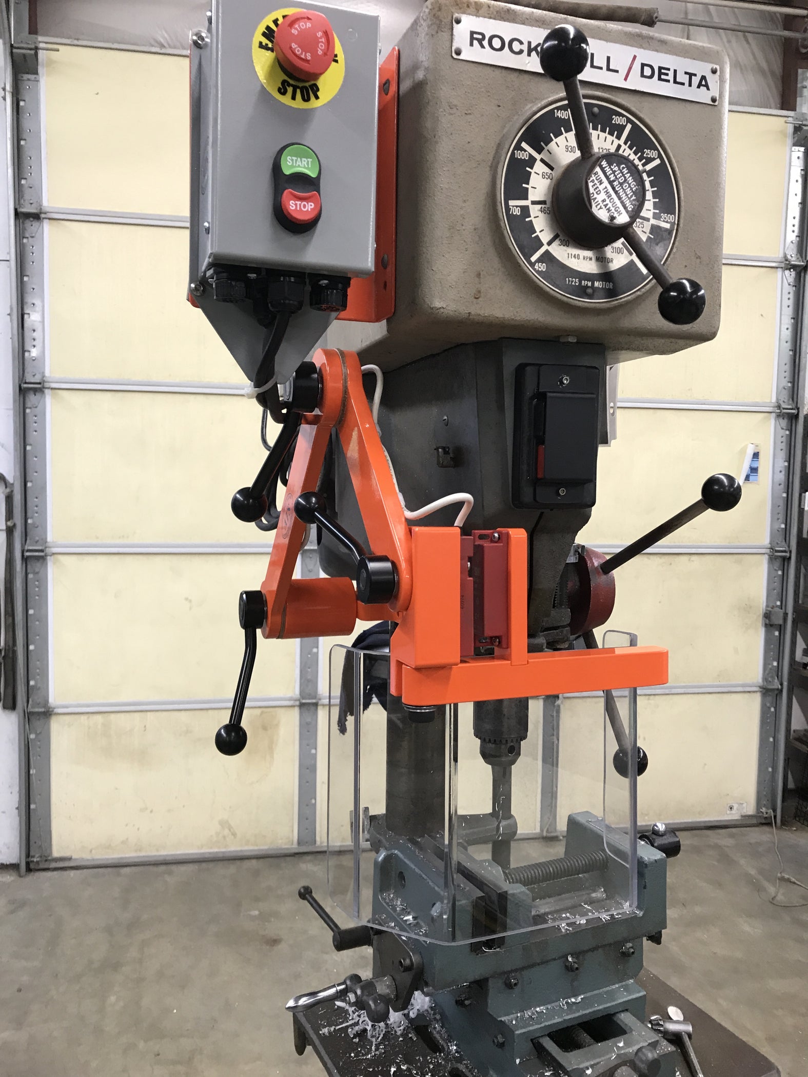 OSHA-Compliant Drill Press Guard - Up to 12" Throat — ATS Machine ...