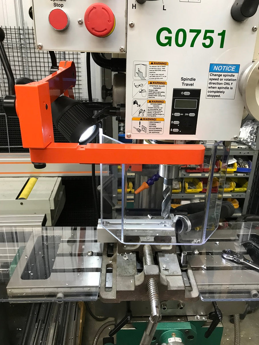 Drill Press Safety Shield for up to 18-Inch Throat | ATS Safety — ATS ...