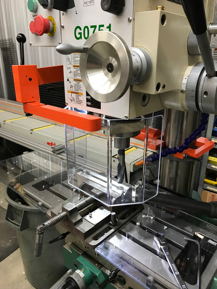 Drill Press Safety Shield for up to 18-Inch Throat | ATS Safety