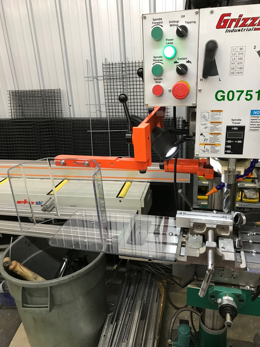 Drill Press Safety Shield for up to 18-Inch Throat | ATS Safety — ATS ...