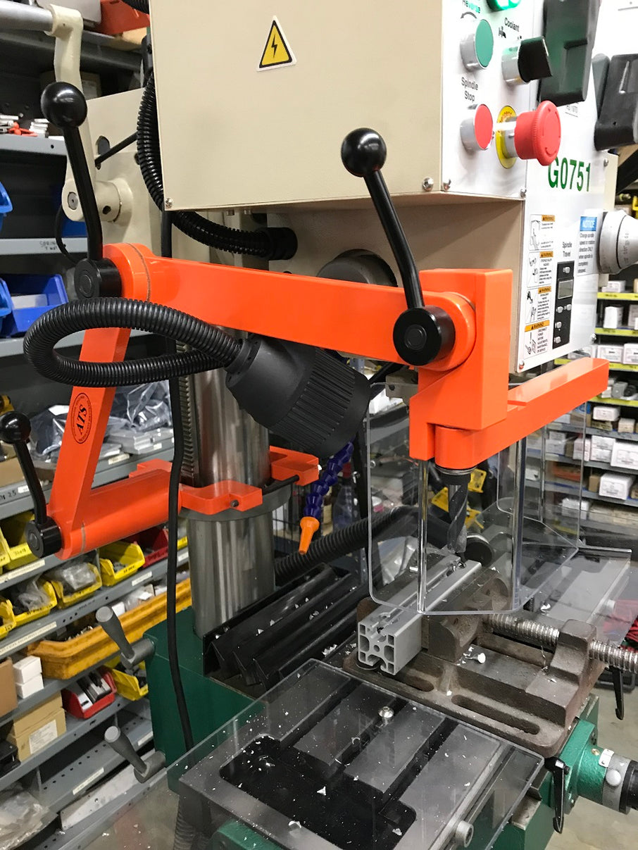 Drill Press Machine Guarding | Drill Press Chuck Safety Guards — ATS ...