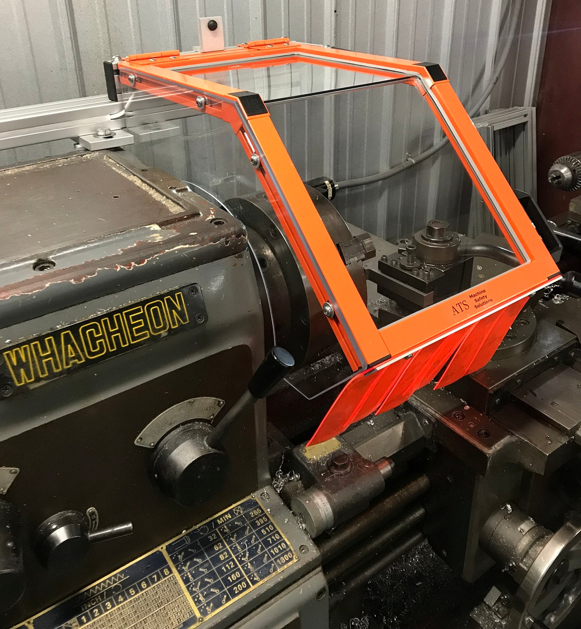 Milling Machine Guard, Drill Press Guard, Lathe Guards — ATS Safety ...