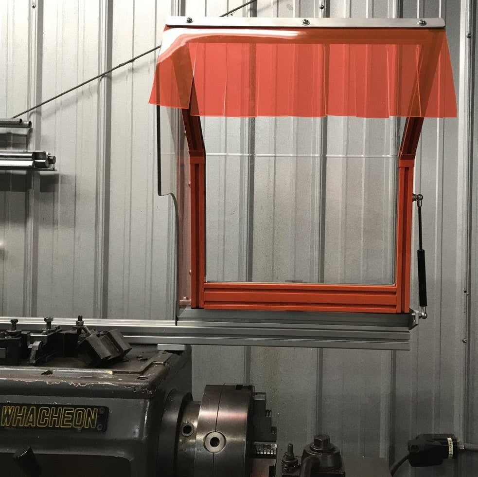 Hinged Lathe Guard - Fits 12-Inch Chuck Diameter | ATS Safety