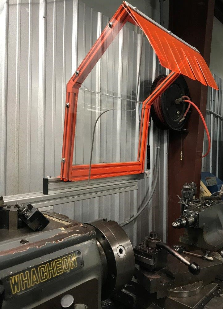 Milling Machine Guard, Drill Press Guard, Lathe Guards — ATS Safety ...