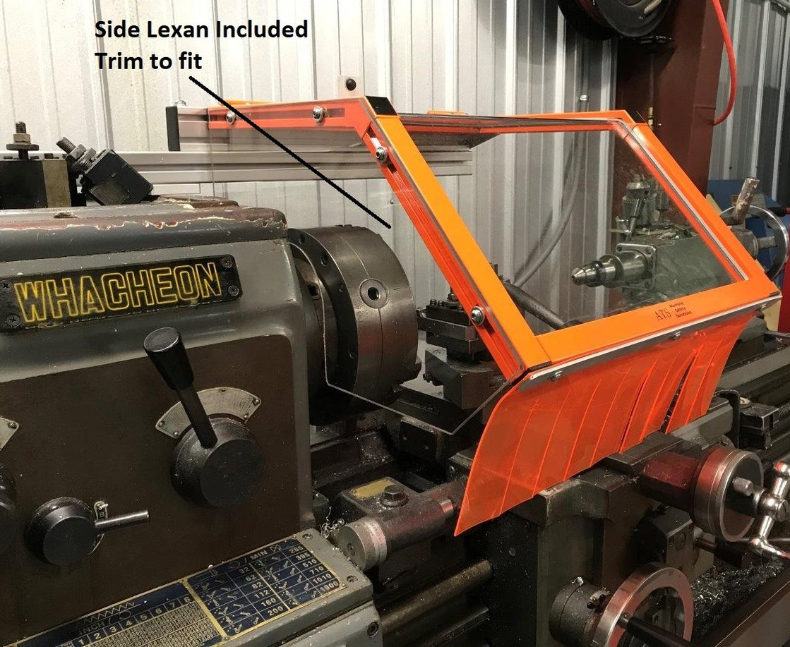 Hinged Lathe Guard - Fits 12-Inch Chuck Diameter | ATS Safety