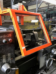 Sliding Lathe Machine Guarding System: Custom Safety Devices