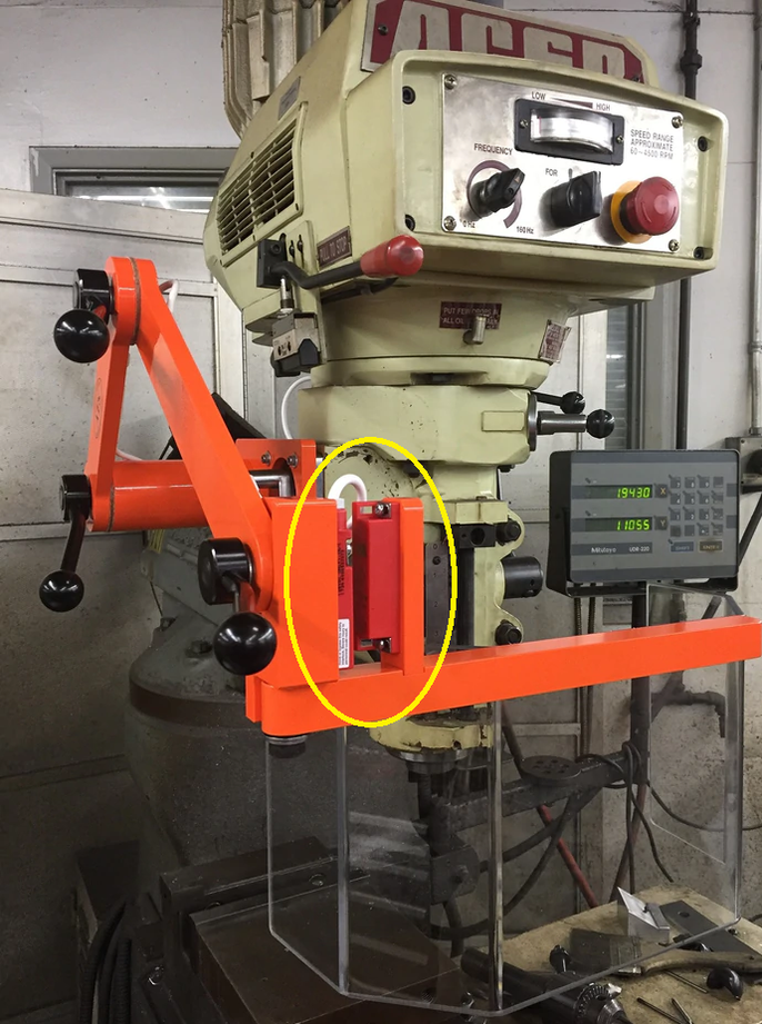 Drill Press Machine Guarding | Drill Press Chuck Safety Guards — ATS ...