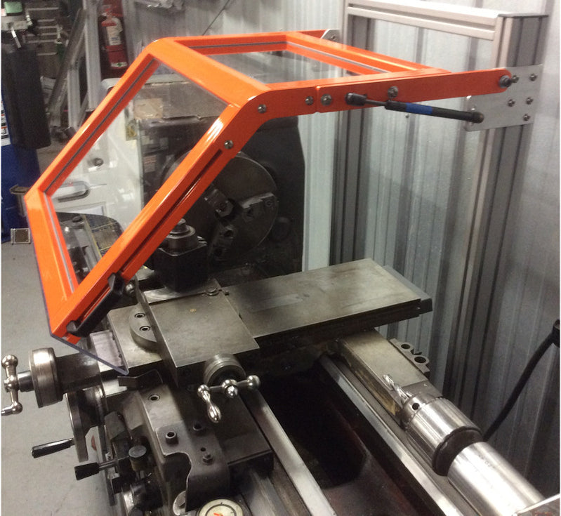 Hinged Lathe Safety Guard | Lathe Chip Guard | ATS Safety