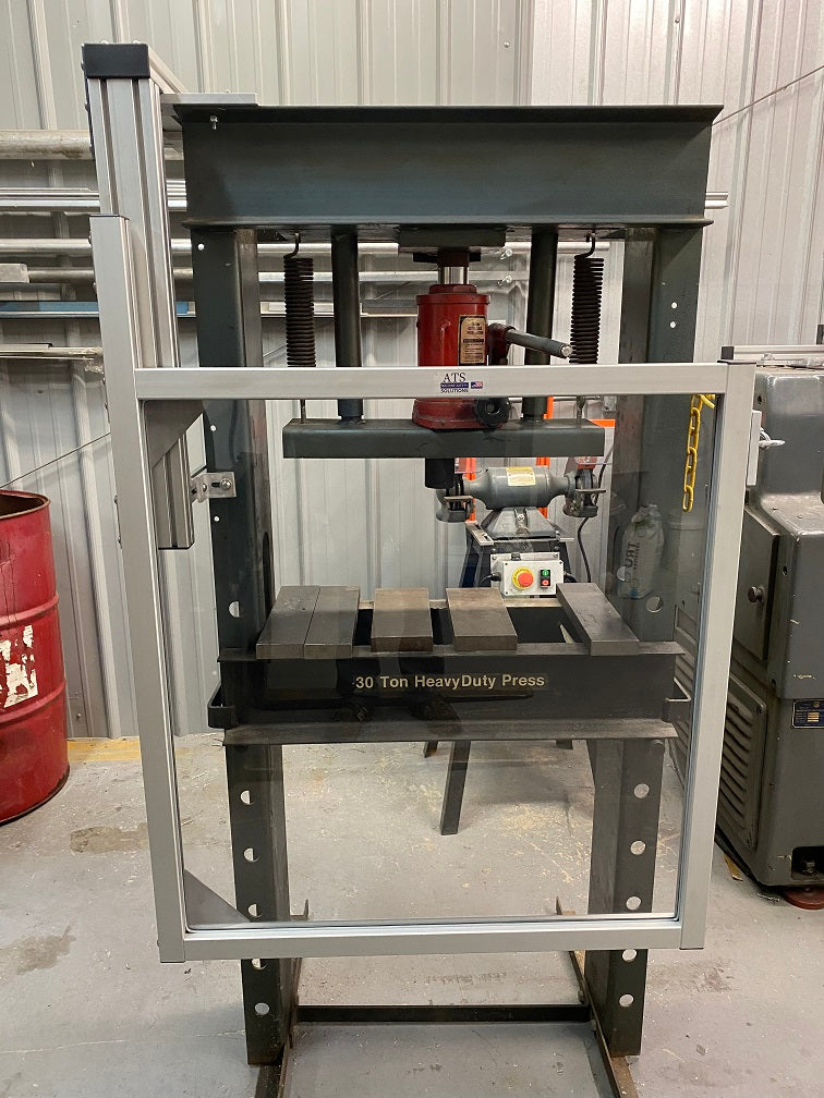 Hydraulic Press Guarding - Hinged | Hydraulic Press Guard Kit