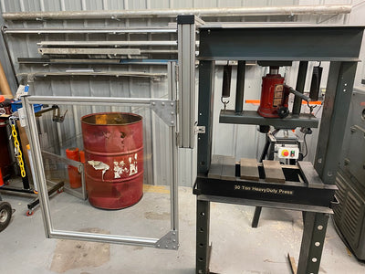 Hydraulic Press Guarding - Hinged | Hydraulic Press Guard Kit — ATS ...
